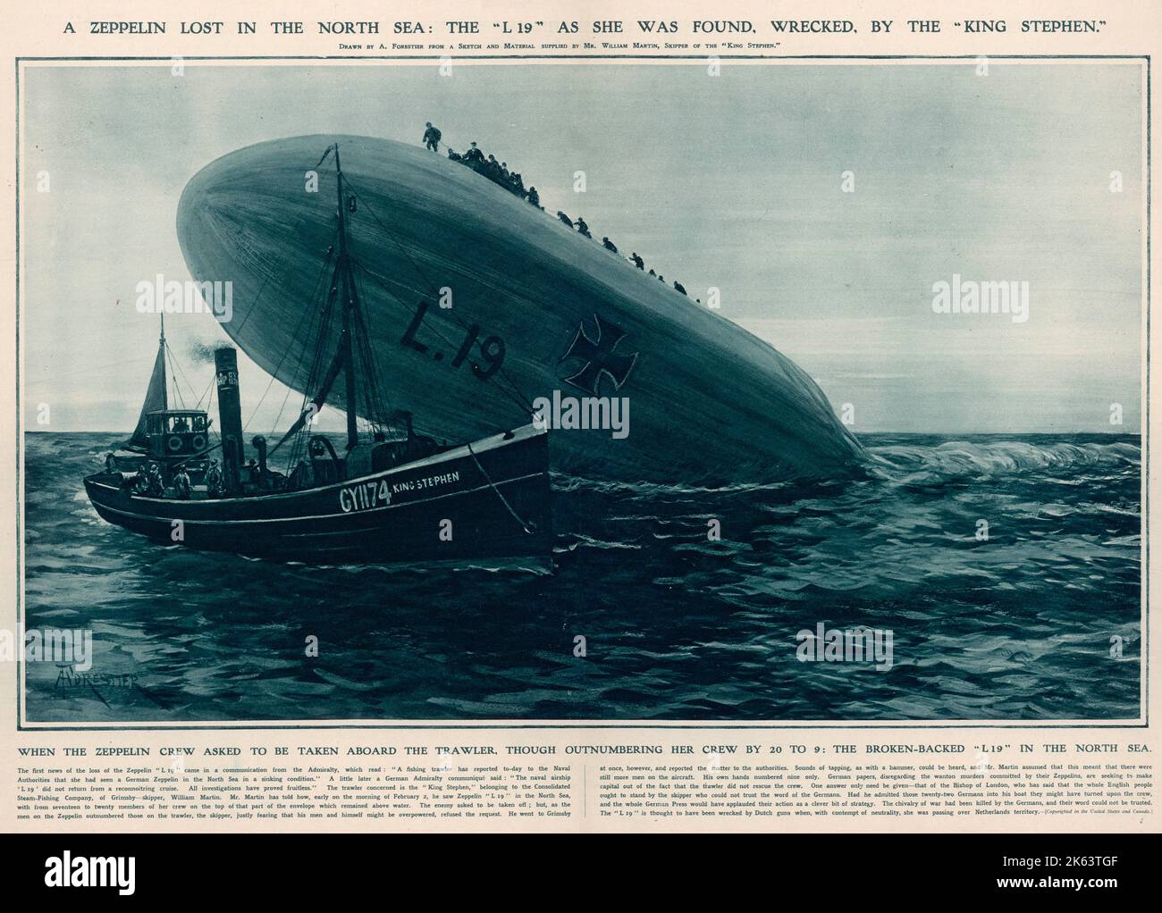 Zeppelin airships ww1 hi-res stock photography and images - Alamy