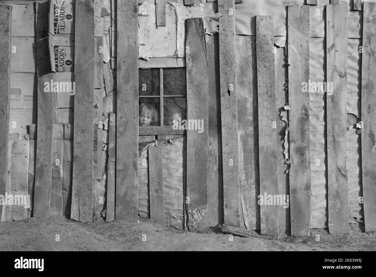 Detail of side of house, Earl Pauley farm near Smithland, Iowa. Date ...