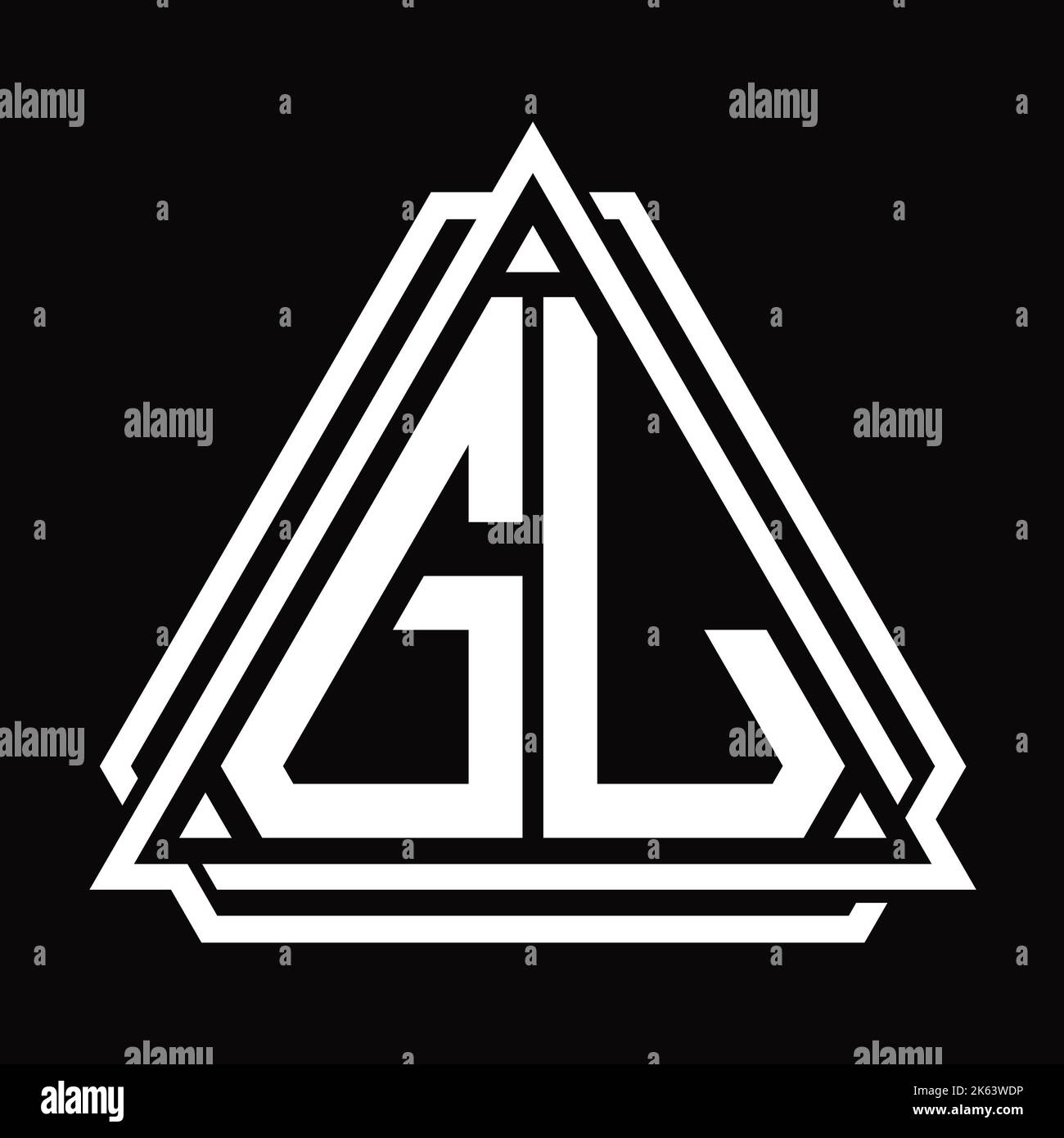 Gl logo design hi-res stock photography and images - Alamy