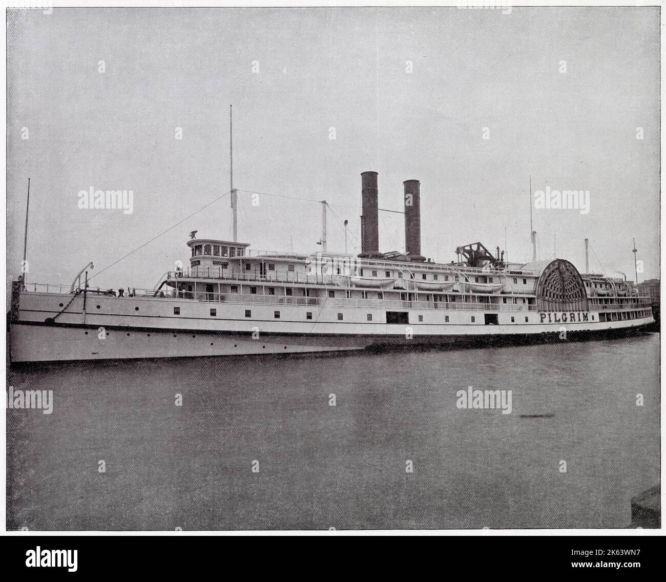 Running daily from New York to Fall River the elegant and luxurious ...