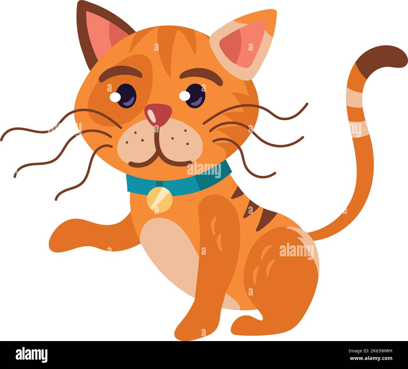 cute cat animal Stock Vector Image & Art - Alamy