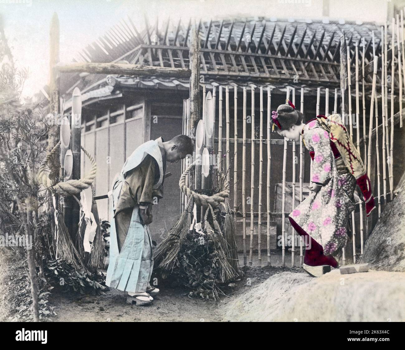 Japanese bowing hi-res stock photography and images - Alamy