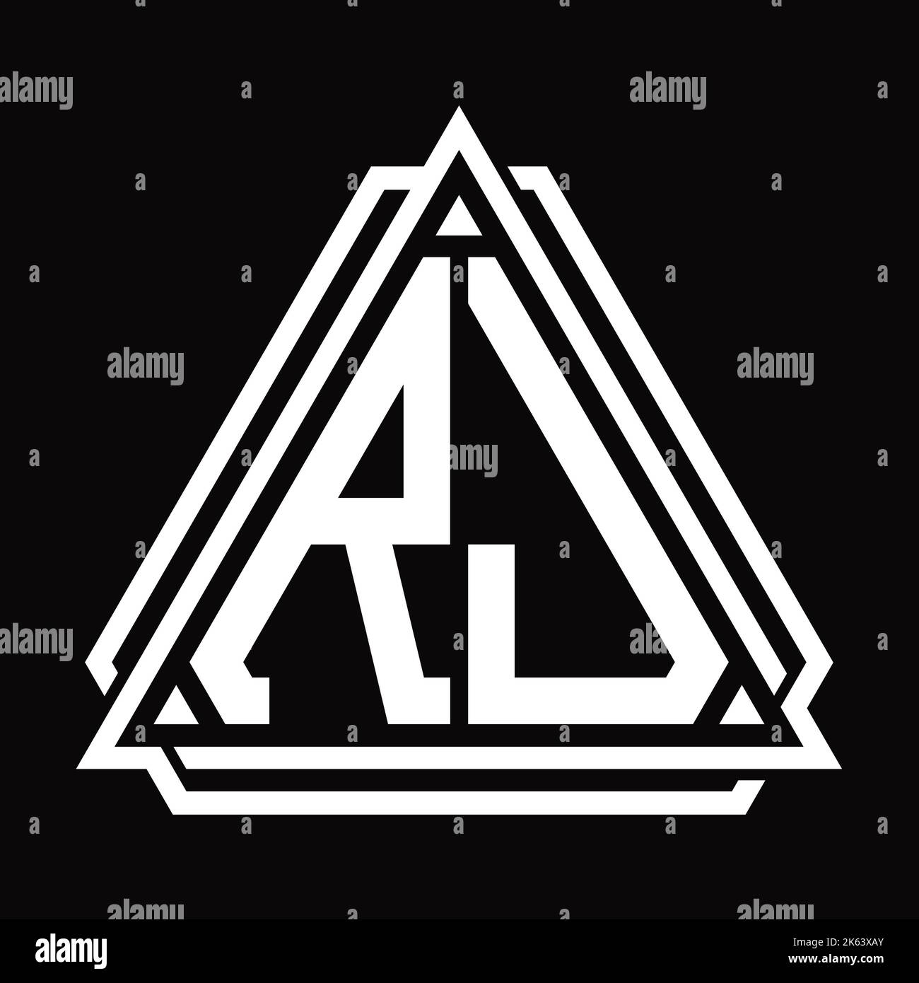 RJ Logo letter monogram with triangle shape design template isolated on ...