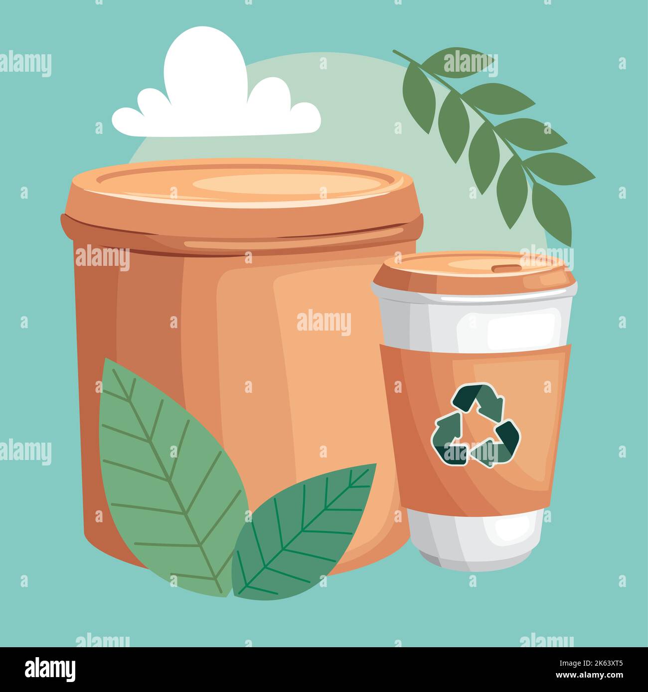 Take away pots hi-res stock photography and images - Alamy