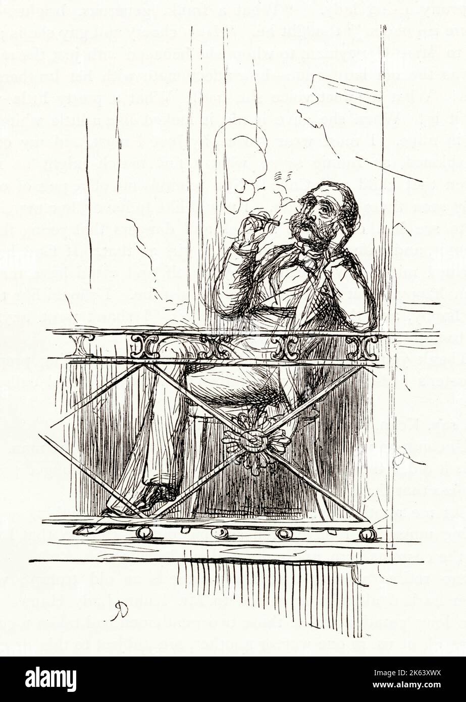 Victorian illustration man hi-res stock photography and images - Alamy