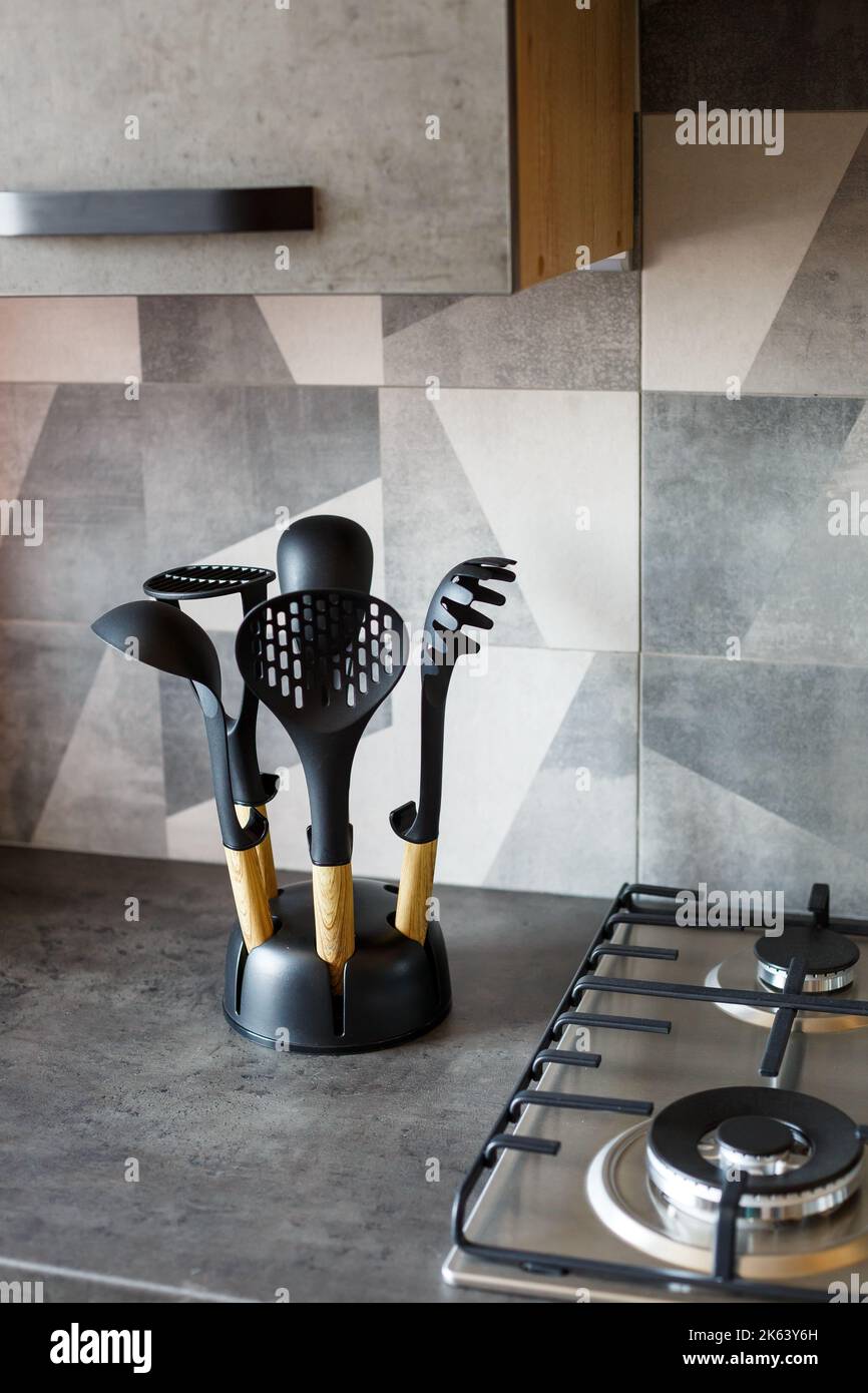 Kitchen furniture and kitchen sets Stock Photo - Alamy