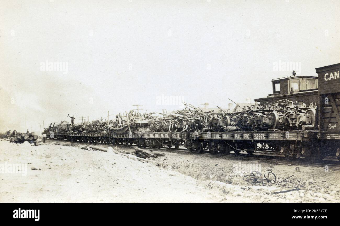 Fernie, British Columbia, Canada - Canadian Pacific Railway (CPR ...