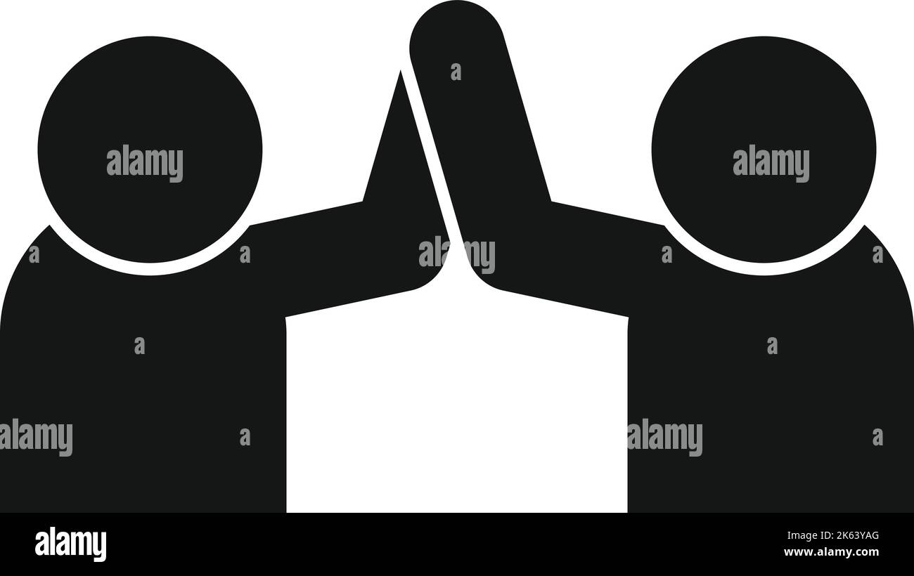 Team effort icon simple vector. Perseverance company. Race repeat Stock ...