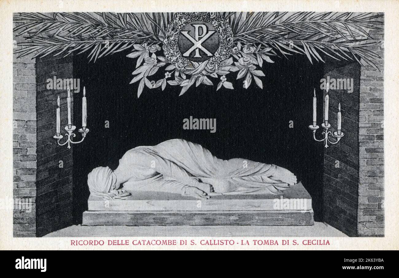 Rome, Italy - The Catacomb(s) of Callixtus (also known as the Cemetery ...