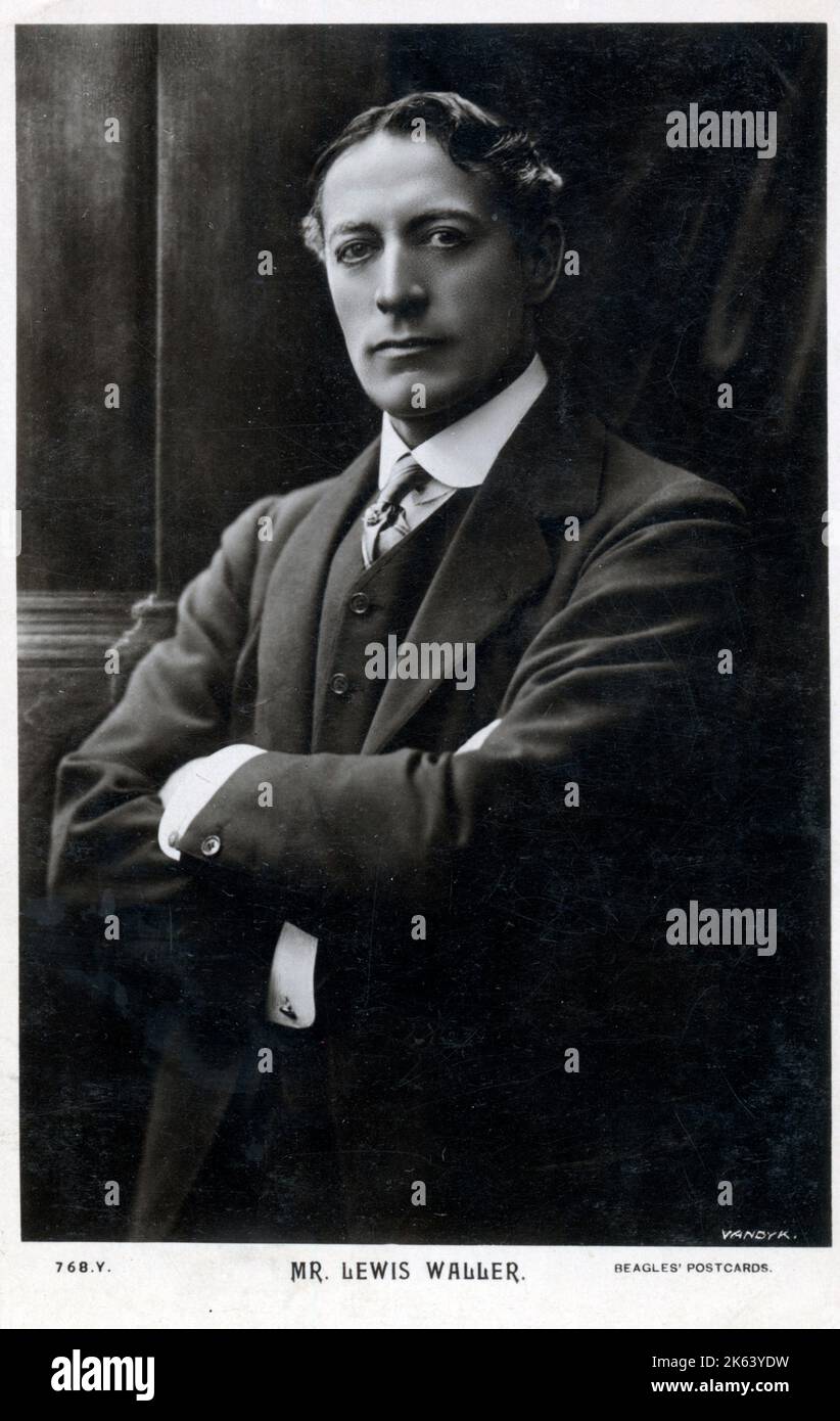 Actor and Theatre Manager Lewis Waller (1860-1915 Stock Photo - Alamy