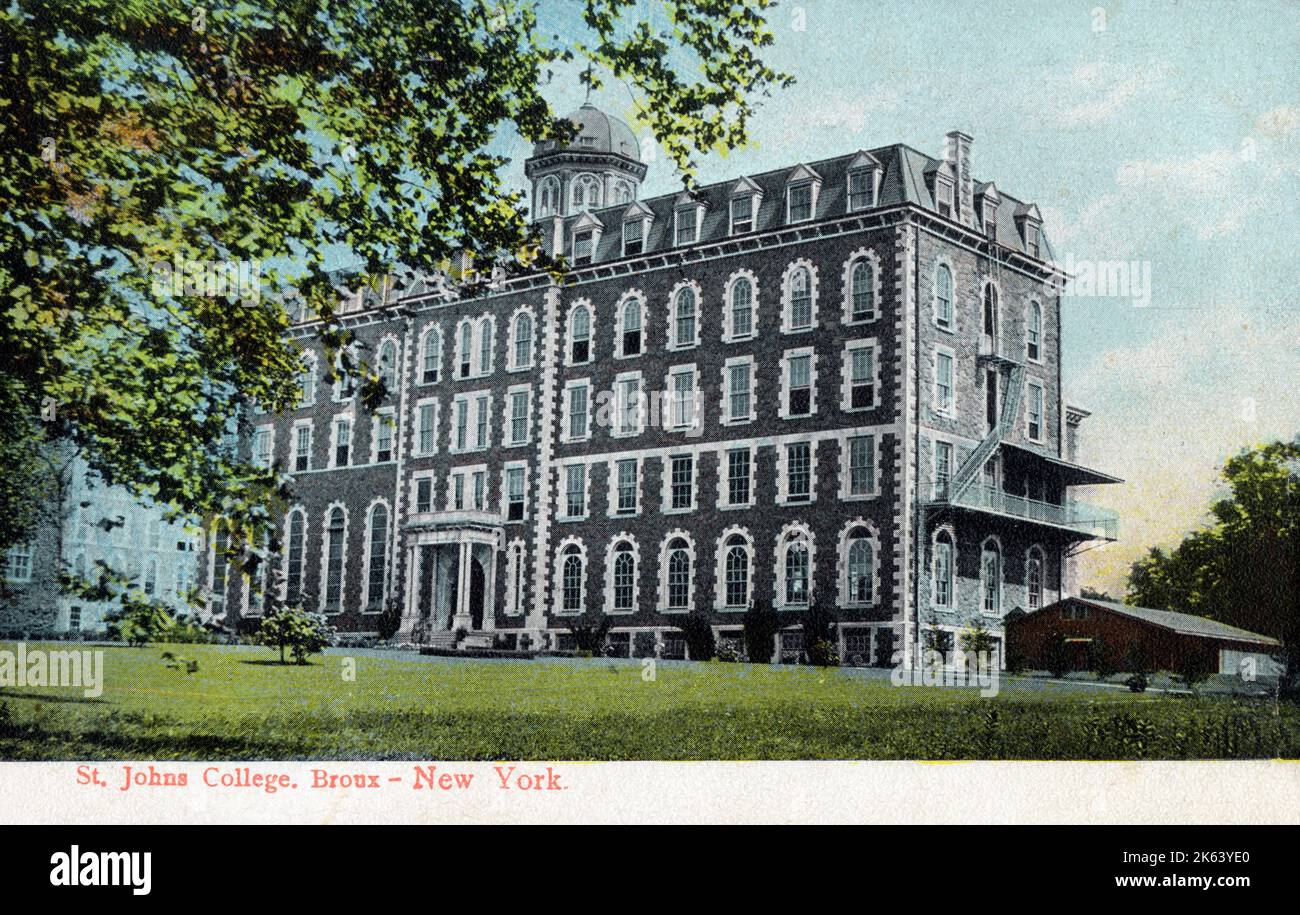 Fordham university bronx hi-res stock photography and images - Alamy