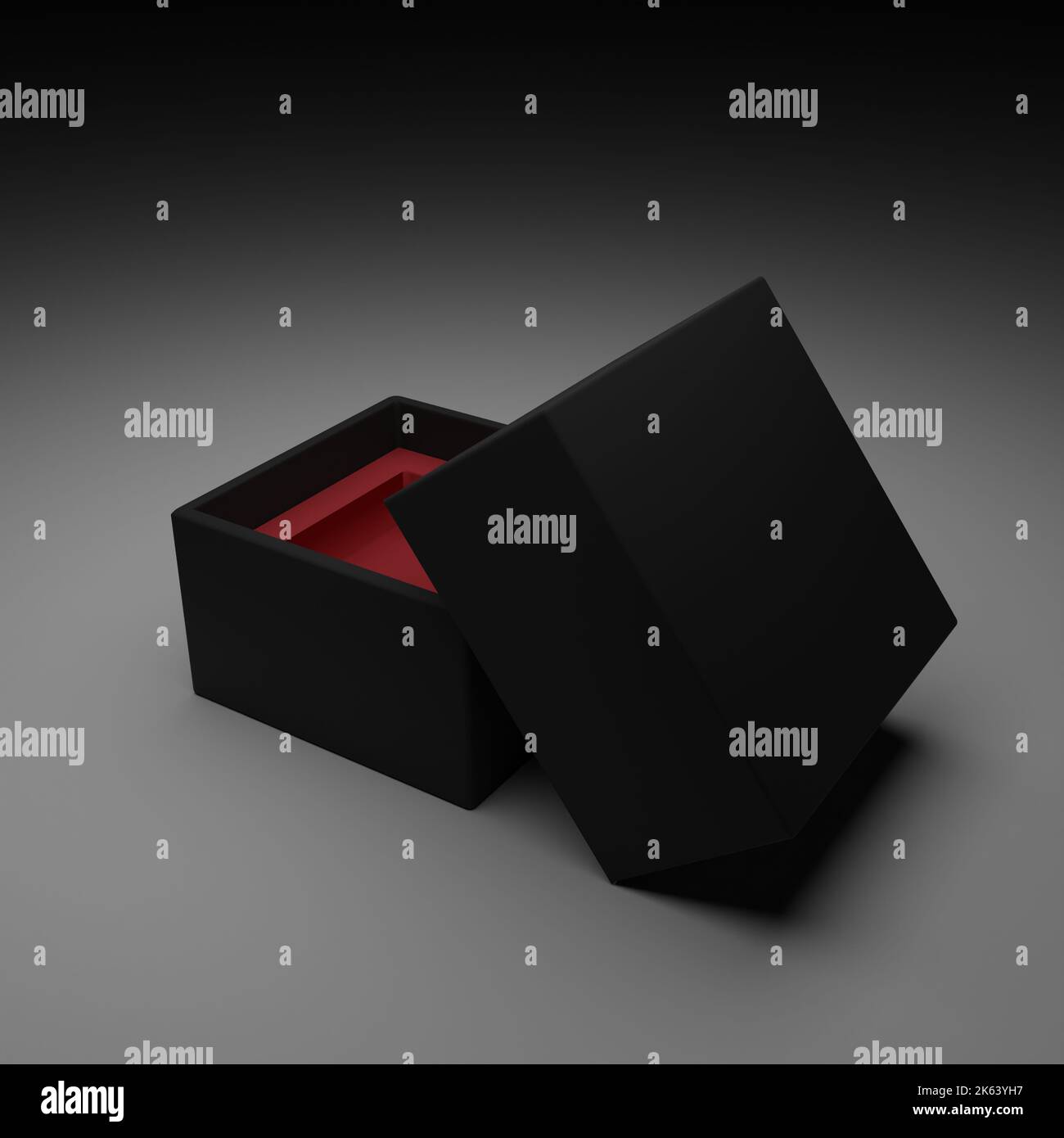 3d black present box hi-res stock photography and images - Alamy