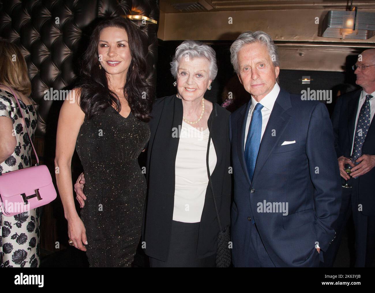 Actors Catherine Zeta-Jones, Angela Lansbury and Michael Douglas attend ...