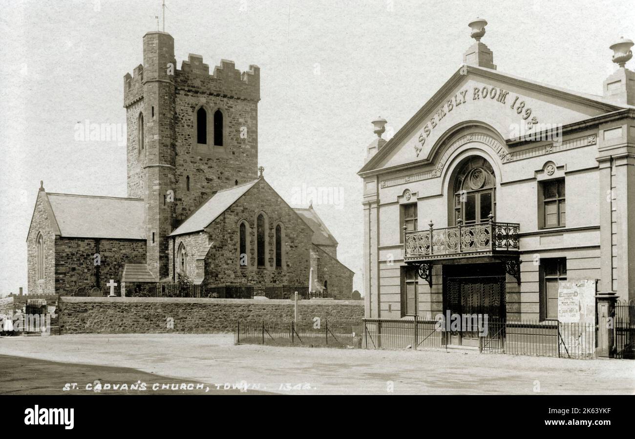 St cadfan's church hi-res stock photography and images - Alamy