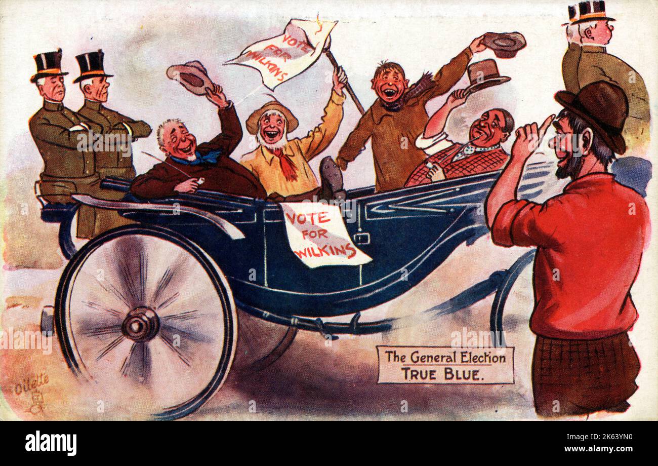 Comic postcard man hi-res stock photography and images - Alamy