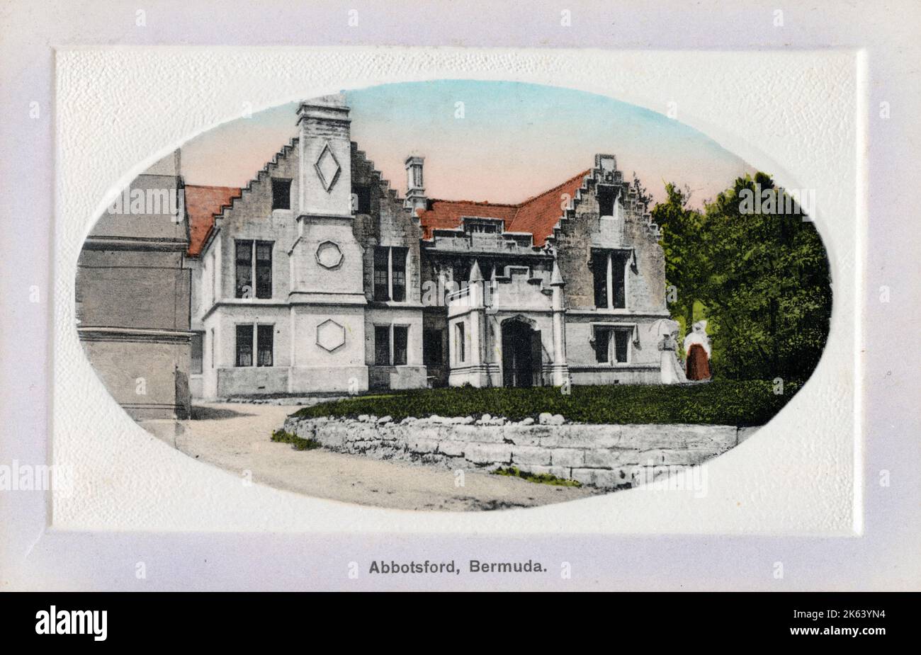 Abbotsford, a fine old stone house in Bermuda Stock Photo - Alamy