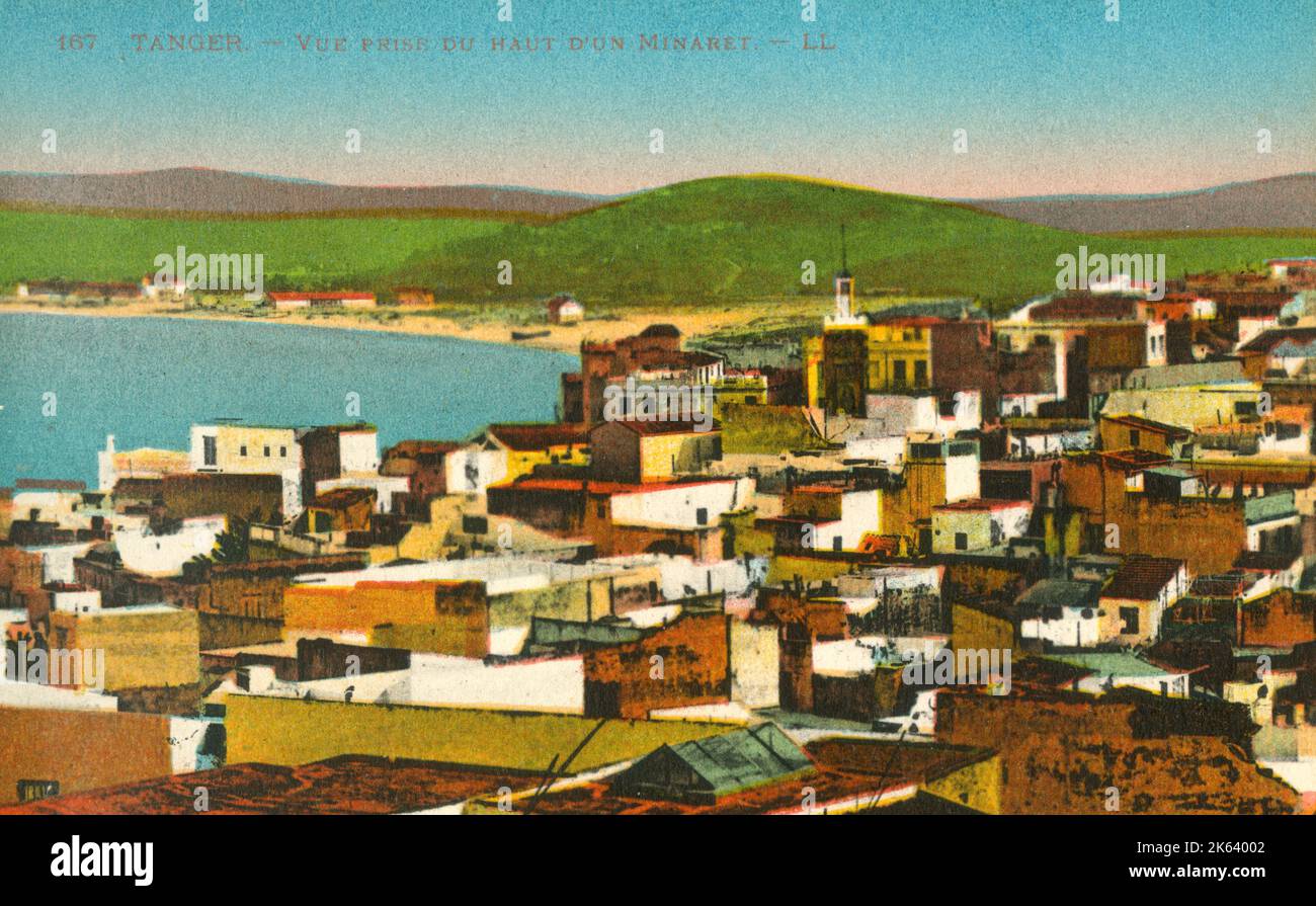 Tangier, Morocco - View from the top of a minaret Stock Photo - Alamy