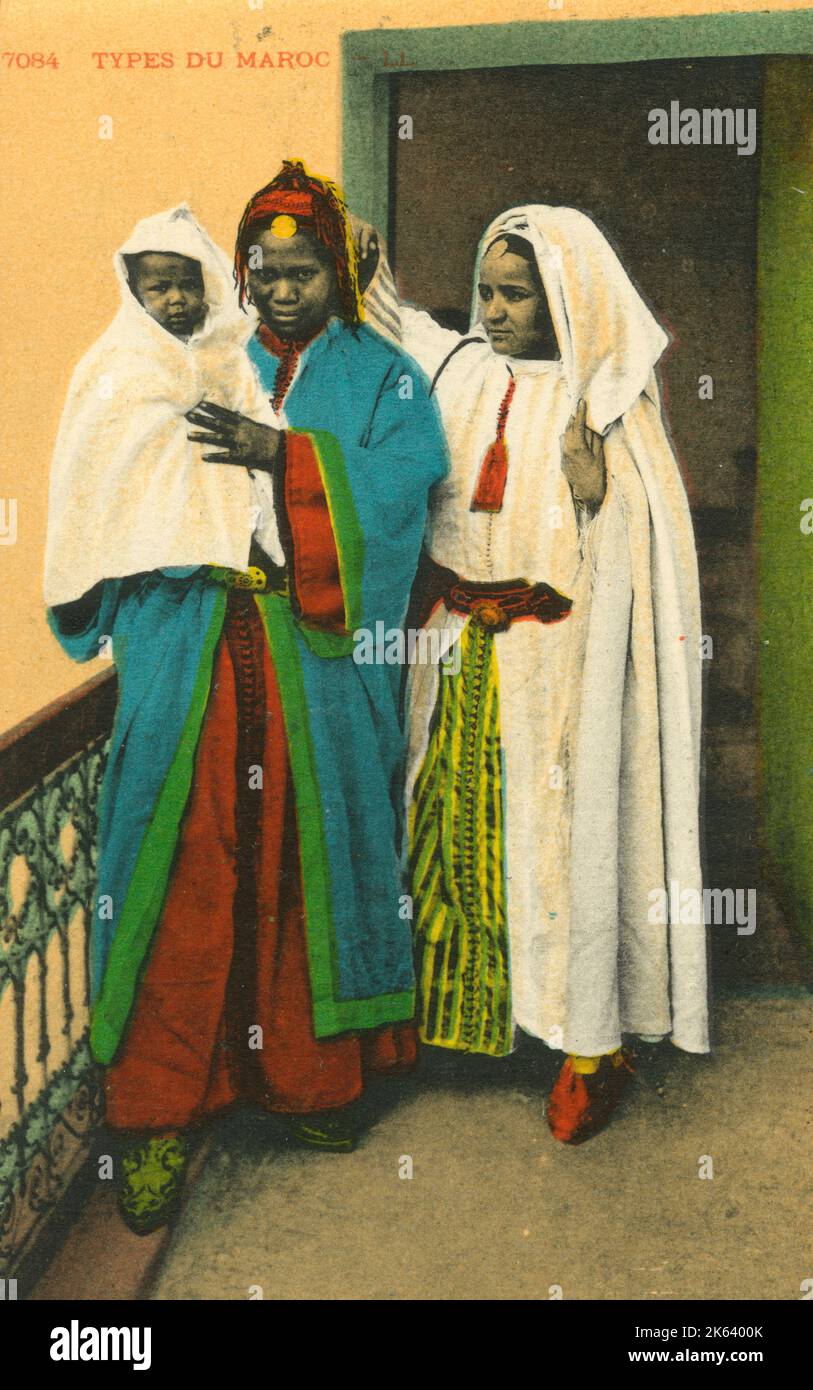 Tangier, Morocco - Two Local Women (and a baby Stock Photo - Alamy