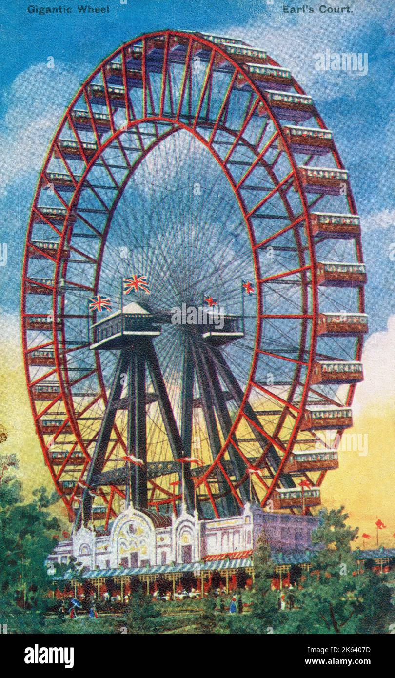 The Great Wheel, also known as the Gigantic Wheel, was built for the ...