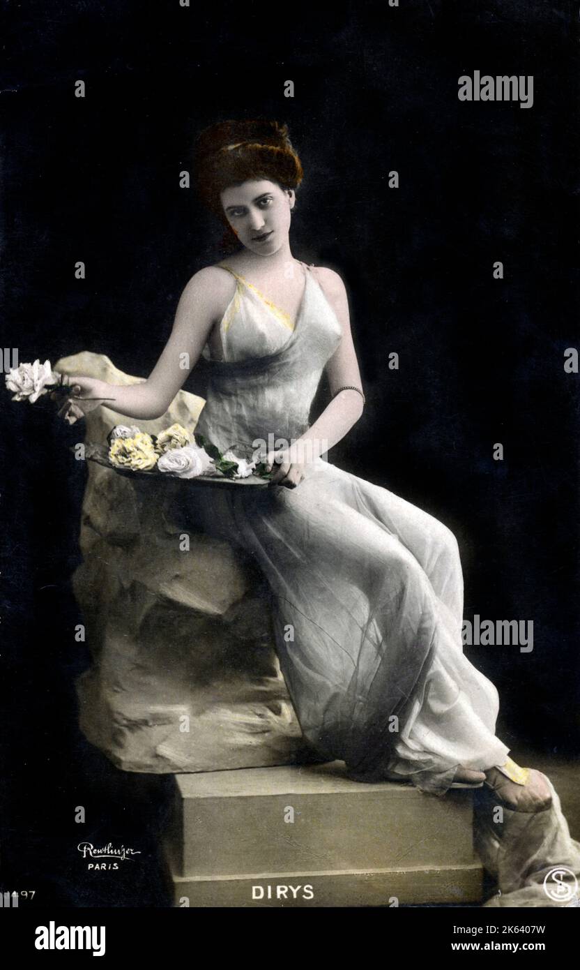 Jane Dirys (1887-1922) (Jeanne Diris/Dyris, wife of Paul Iribe ...