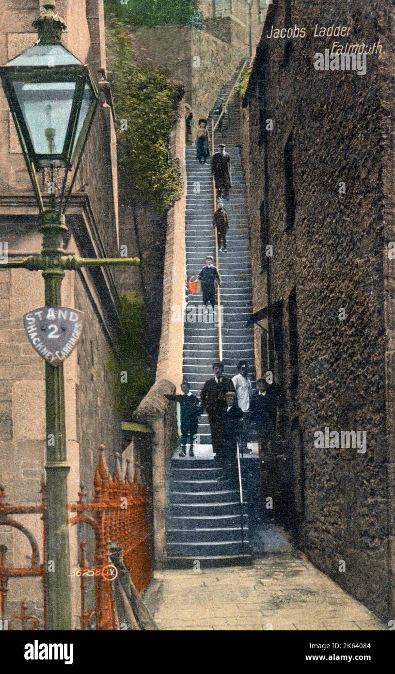 Jacobs ladder stairs falmouth hi-res stock photography and images - Alamy