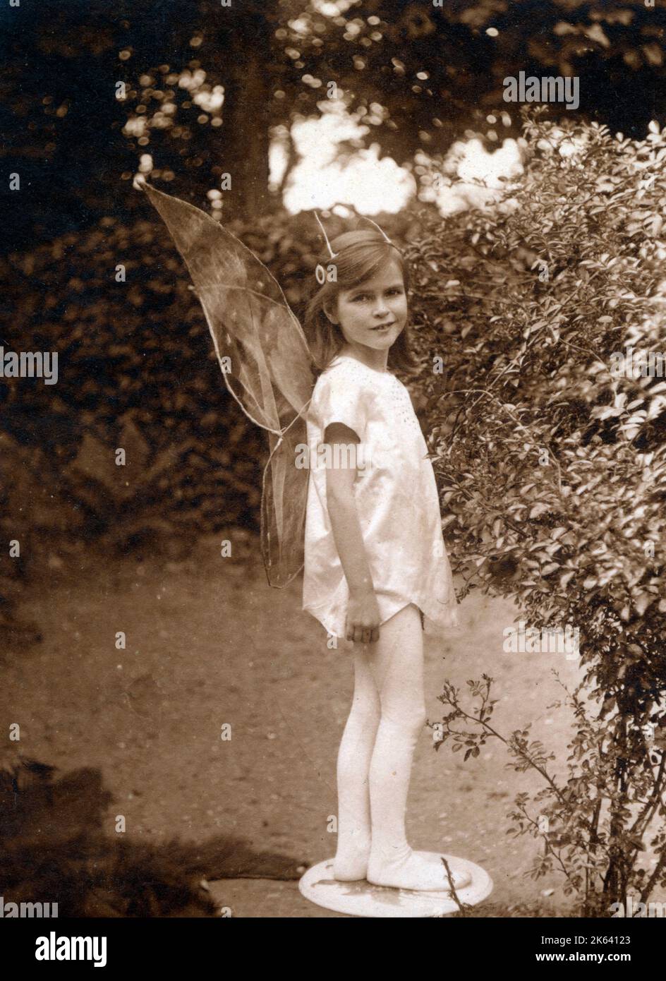 Little Girl Dressed As A Fairy