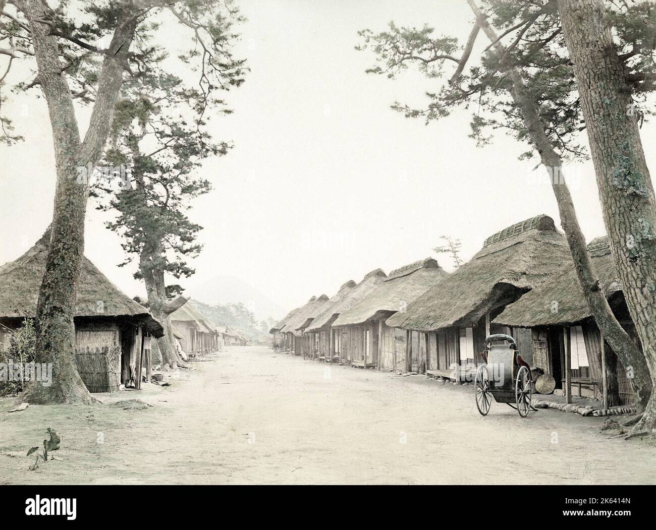 Japan road 19th century hi-res stock photography and images - Alamy