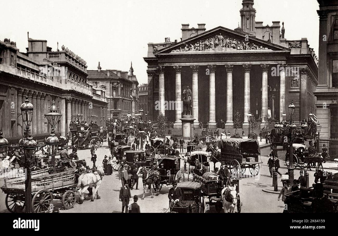 Royal london exchange 19th century hi-res stock photography and images ...