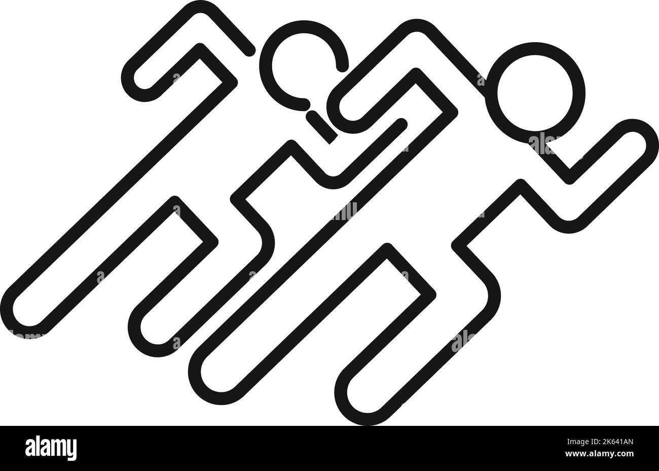 Man run cycle Cut Out Stock Images & Pictures - Alamy