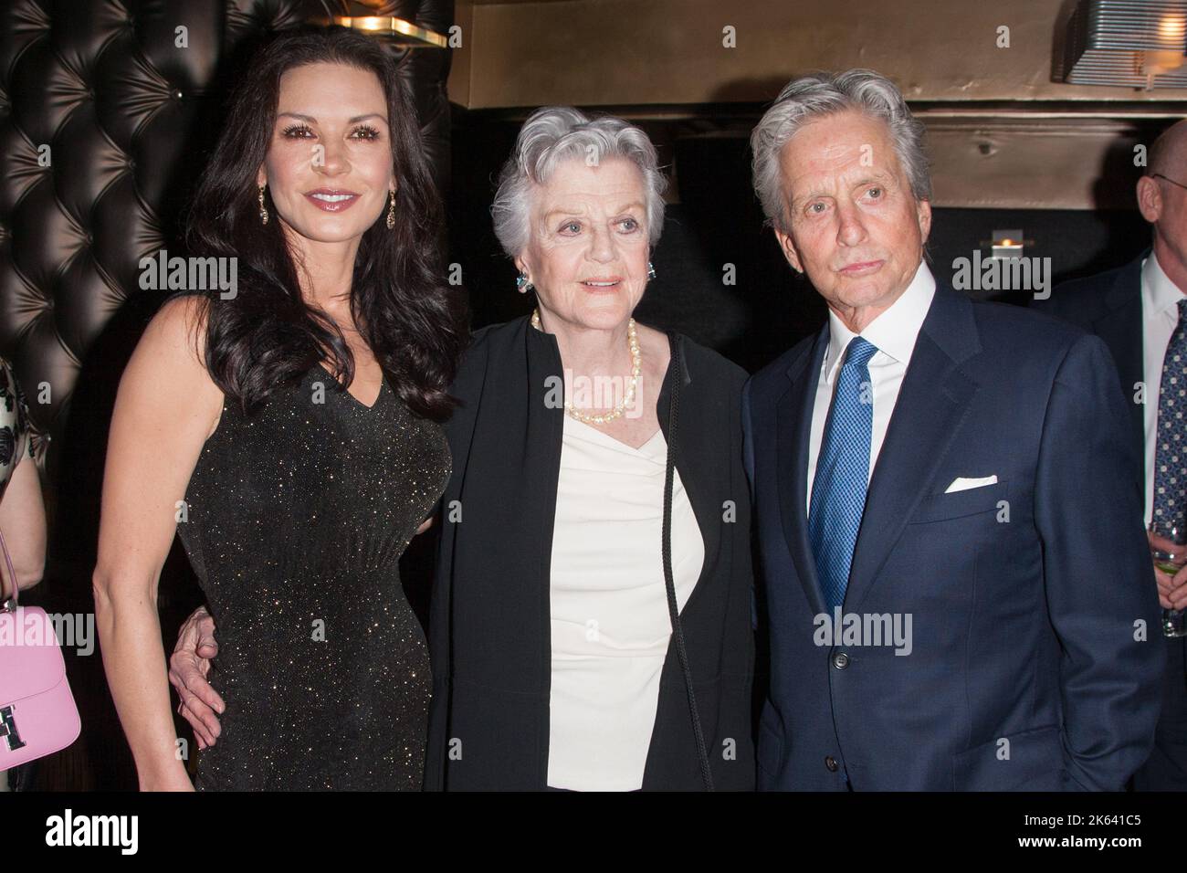Actors Catherine Zeta-Jones, Angela Lansbury and Michael Douglas attend ...