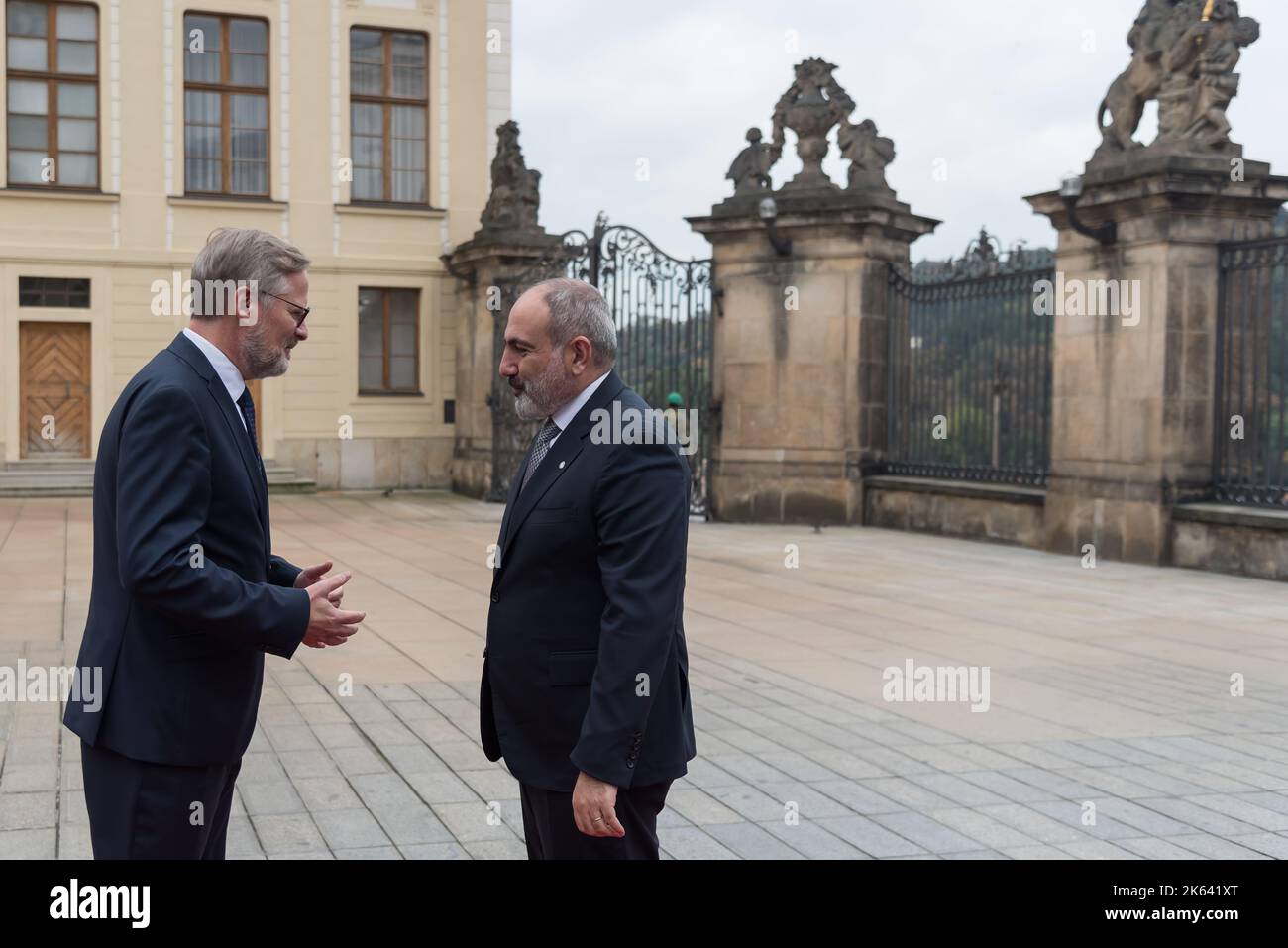 Prague, Czech Republic. 06th Oct, 2022. Czech prime minister Petr Fiala ...