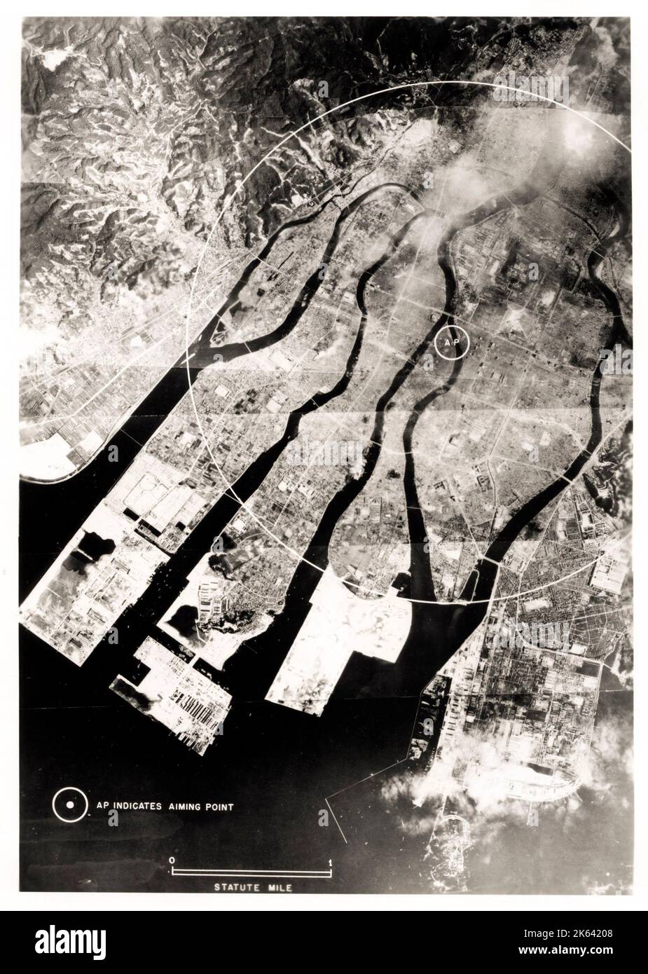 Aerial view 1945 Cut Out Stock Images & Pictures - Alamy