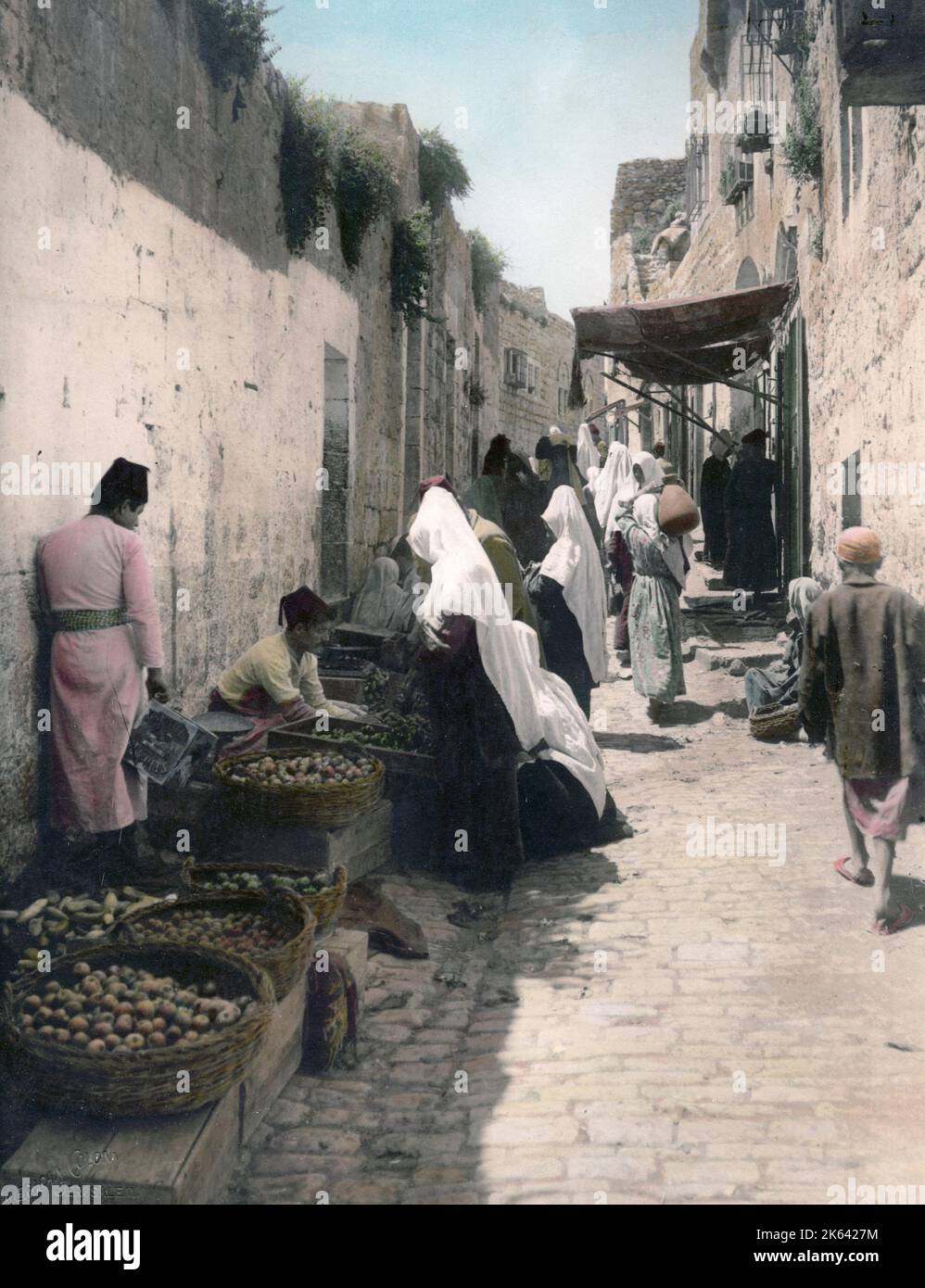 Palestine in 1890s hi-res stock photography and images - Alamy