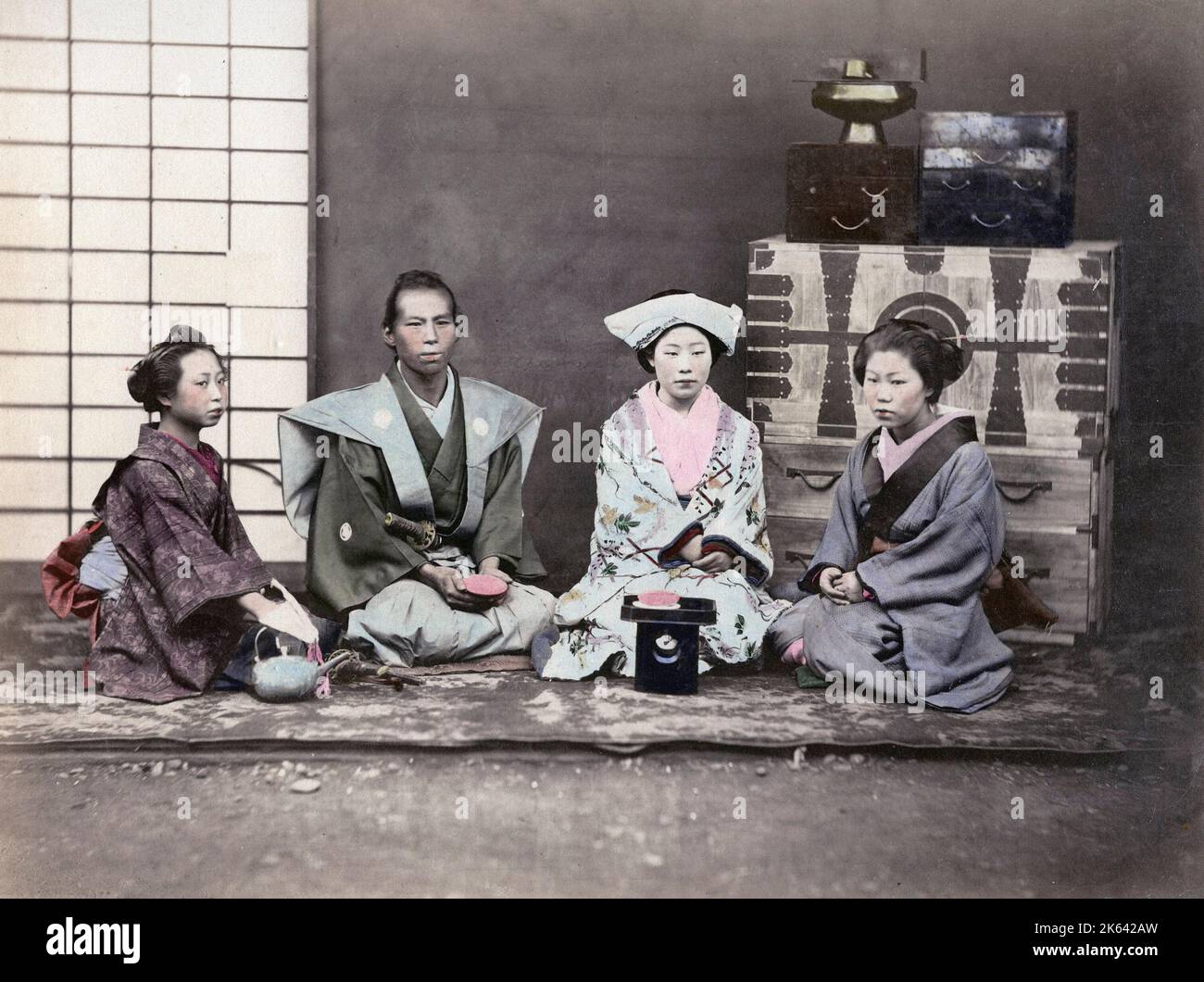 Japanese marriage 1900 hi-res stock photography and images - Alamy