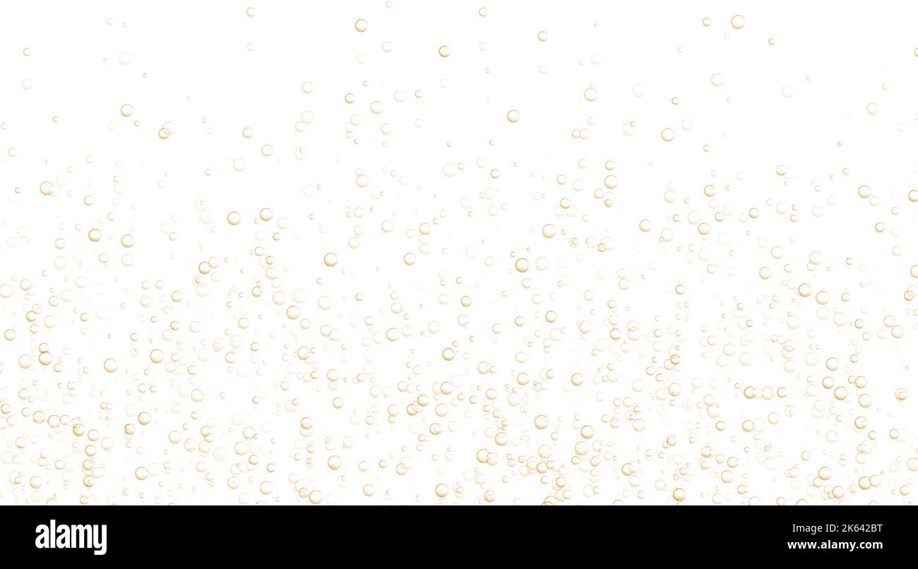 Underwater fizzing bubbles, soda or champagne carbonated drink, sparkling water Stock Vector ...