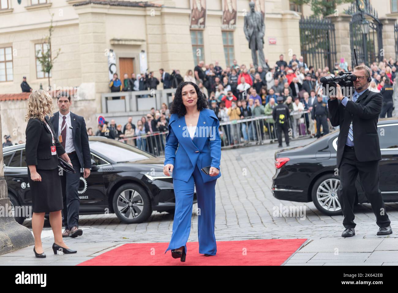 Prague, Czech Republic. 06th Oct, 2022. President of Kosovo Vjosa ...