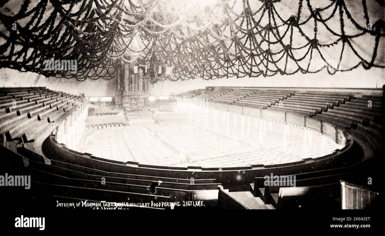 Mormon tabernacle interior hi-res stock photography and images - Alamy