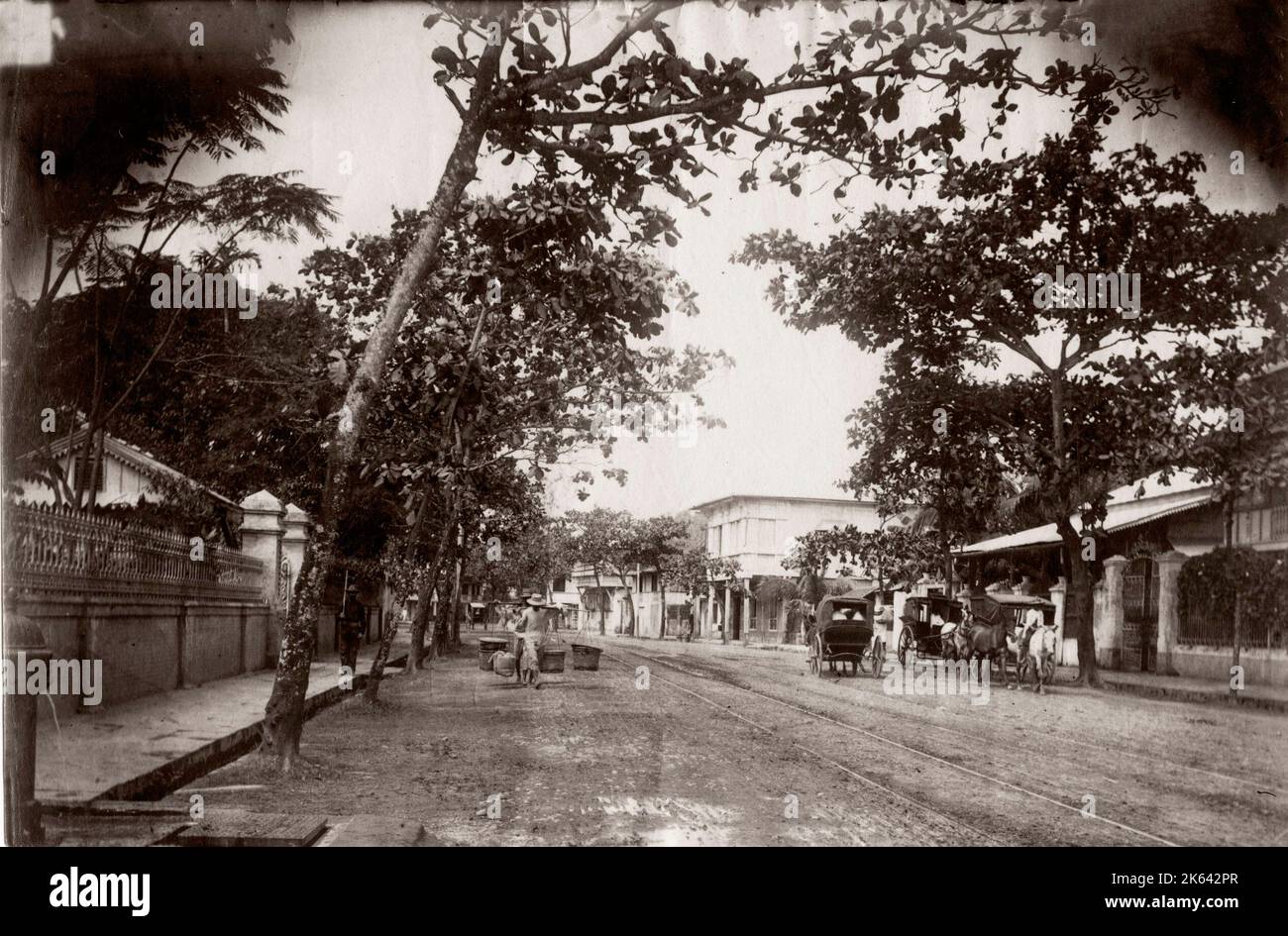 1880s city street scene hi-res stock photography and images - Alamy