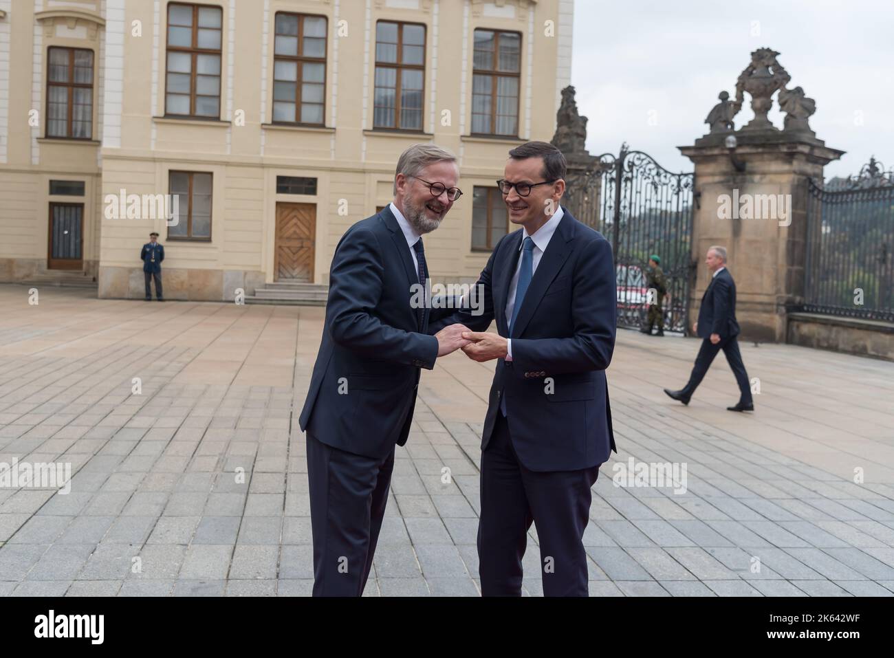 Prague, Czech Republic. 06th Oct, 2022. Czech prime minister Petr Fiala ...