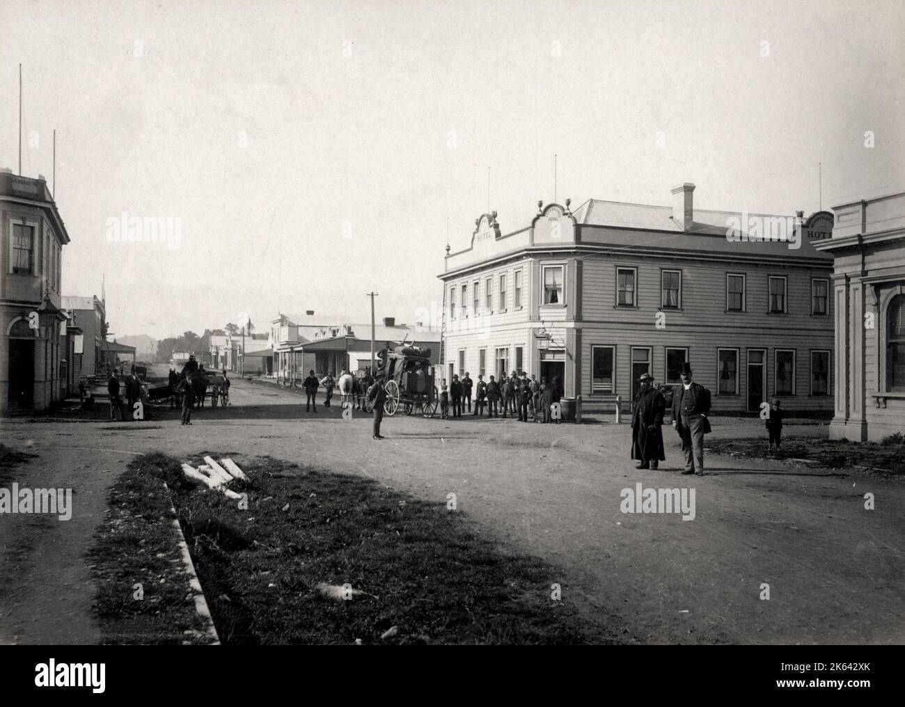 1880 new city street hi-res stock photography and images - Alamy