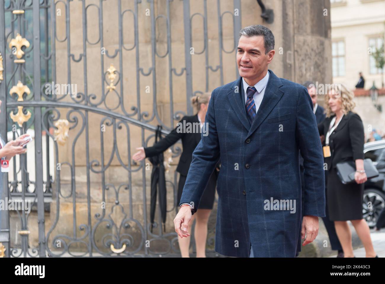 Prague, Czech Republic. 06th Oct, 2022. Prime minister of Spain Pedro ...