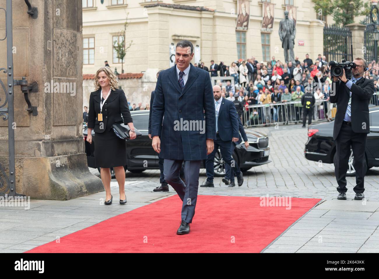 Prague, Czech Republic. 06th Oct, 2022. Prime minister of Spain Pedro ...