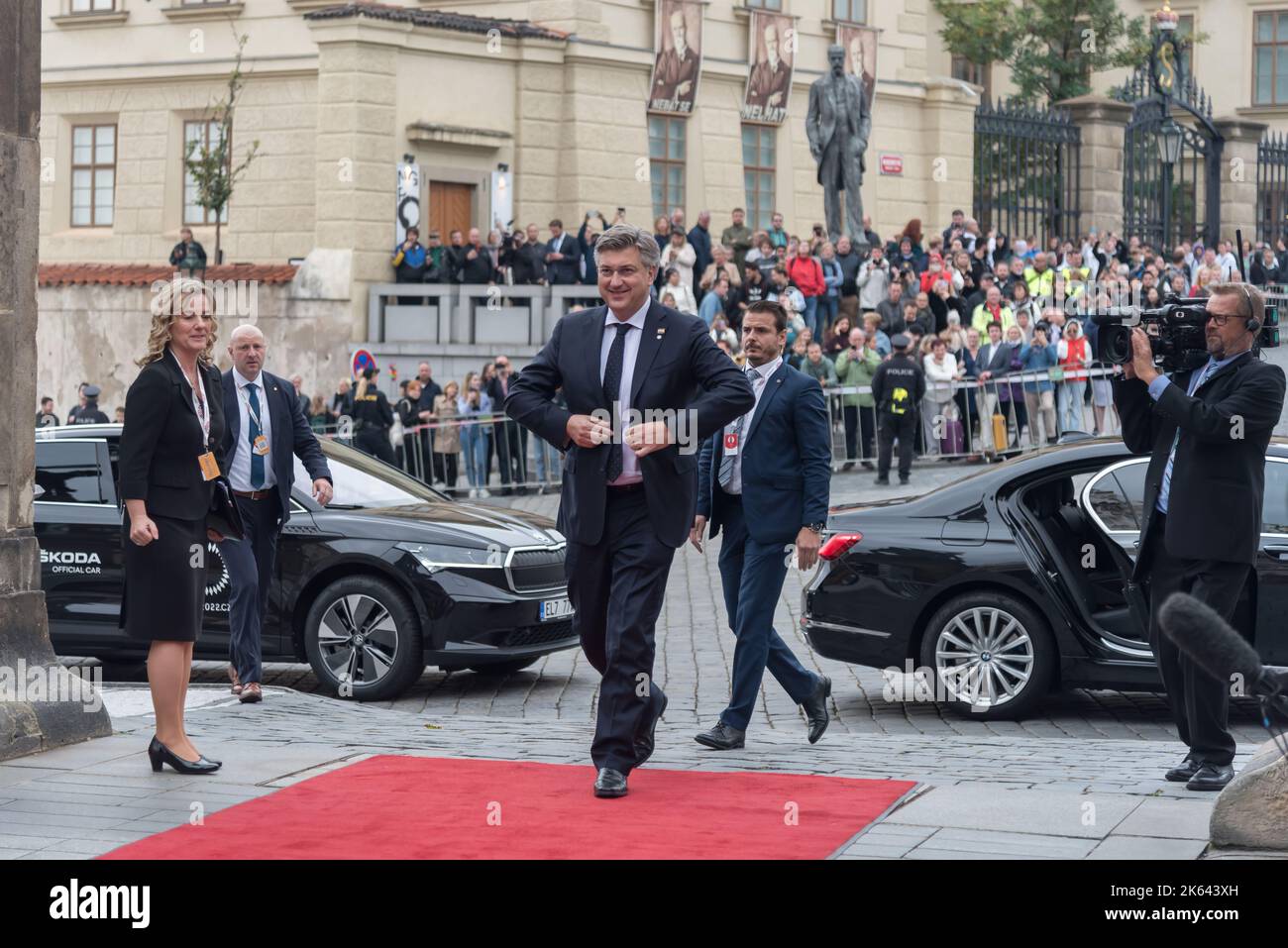 Prague, Czech Republic. 06th Oct, 2022. Croatian prime minister Andrej ...