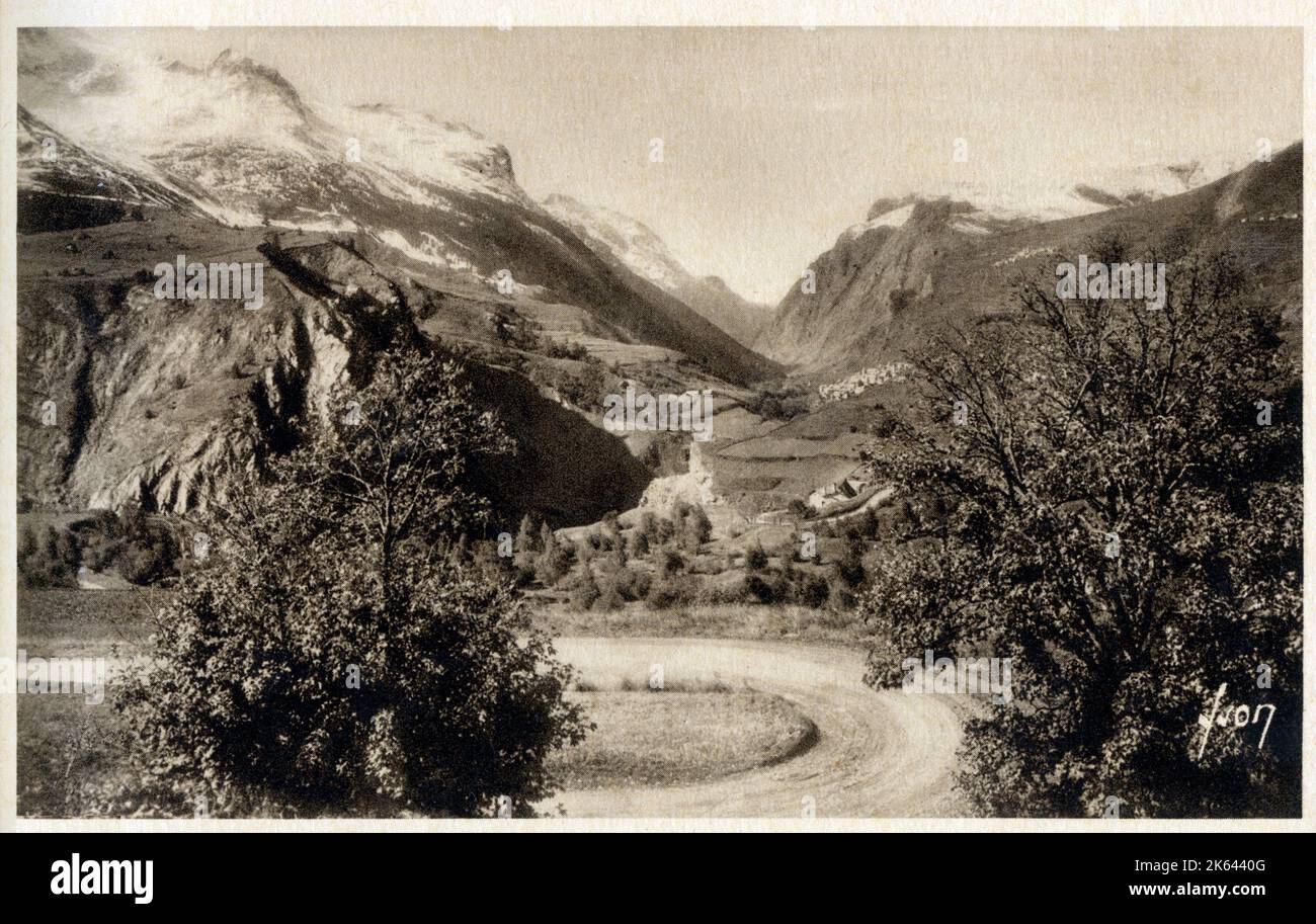 Atmospheric Scenic photograph of the French Alps - The Upper Valley of ...