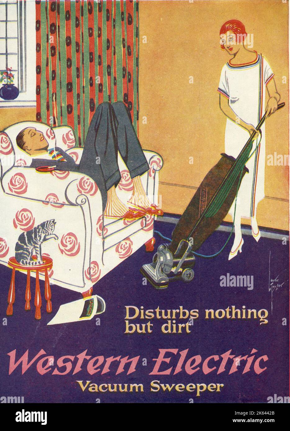 1920s advertisement vacuum hi-res stock photography and images - Alamy