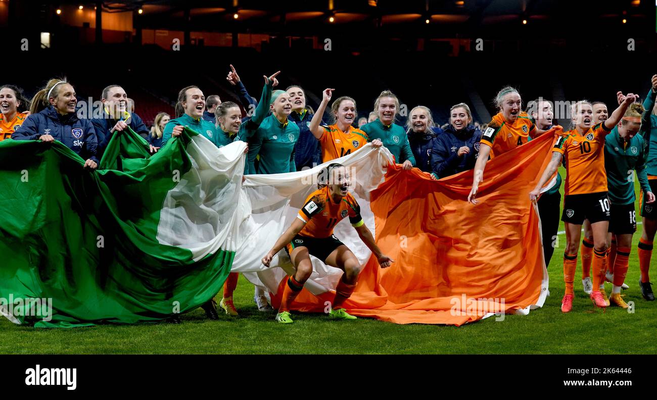 Republic of Ireland celebrate after the FIFA Women's World Cup 2023 ...