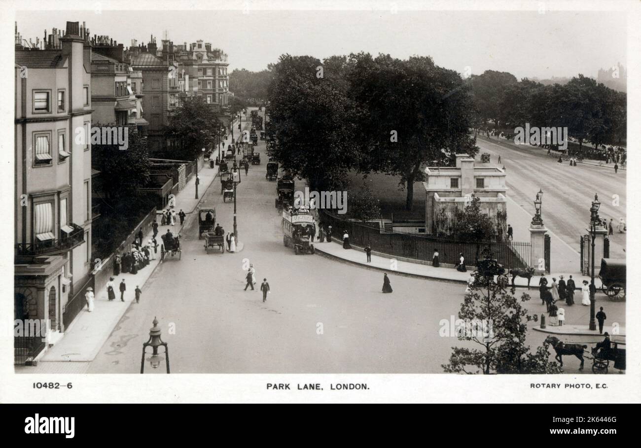 Park Lane, London Stock Photo - Alamy