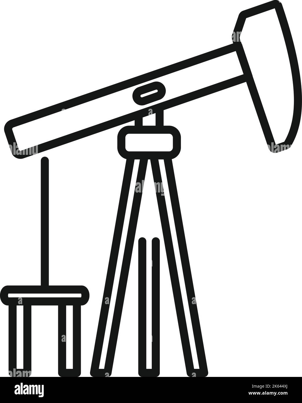 Oil extraction plant icon outline vector. Canola flower. Rape olive ...