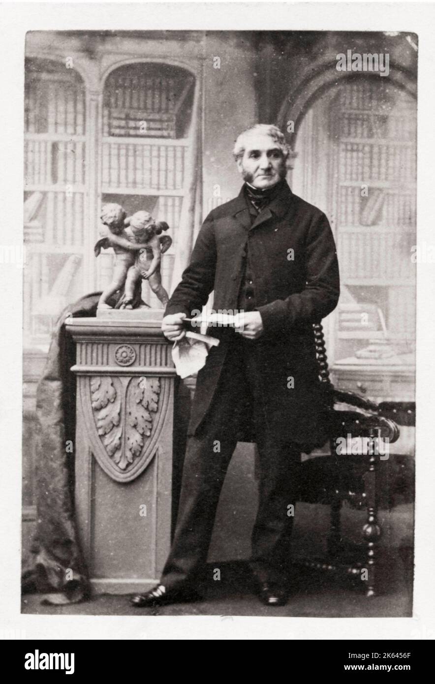 Vintage 19th century photograph: Vice-Admiral Sir Richard Saunders ...