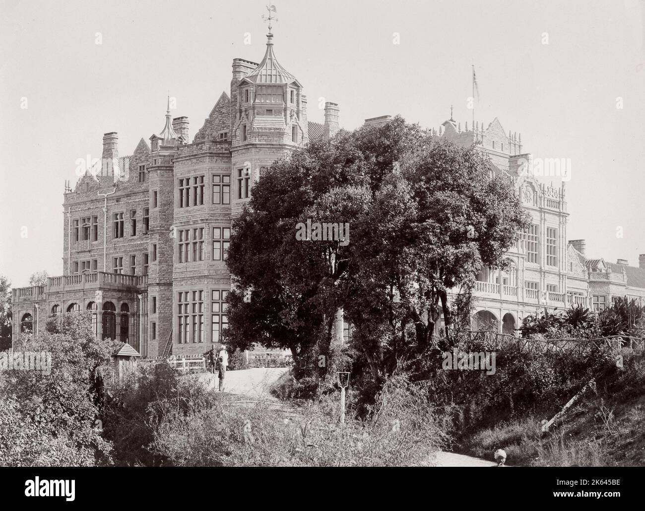 c.1900/1910 vintage photograph: the Viceregal Lodge, Simla, Shimla ...